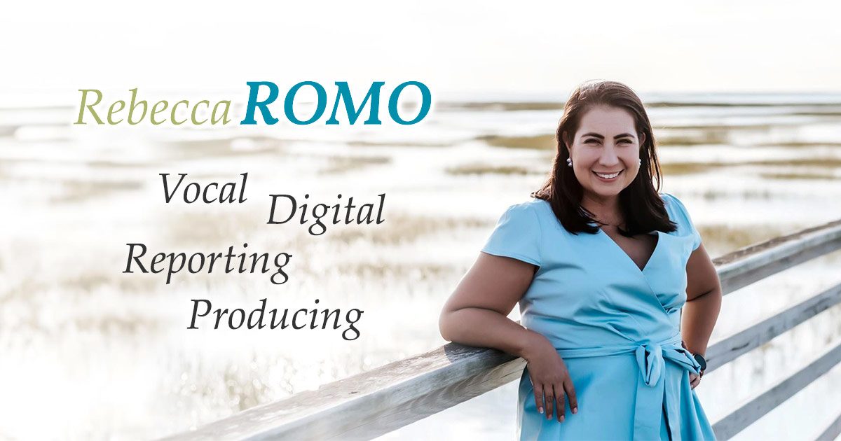 Rebecca Romo - Freelance Voiceover Artist Cape Cod